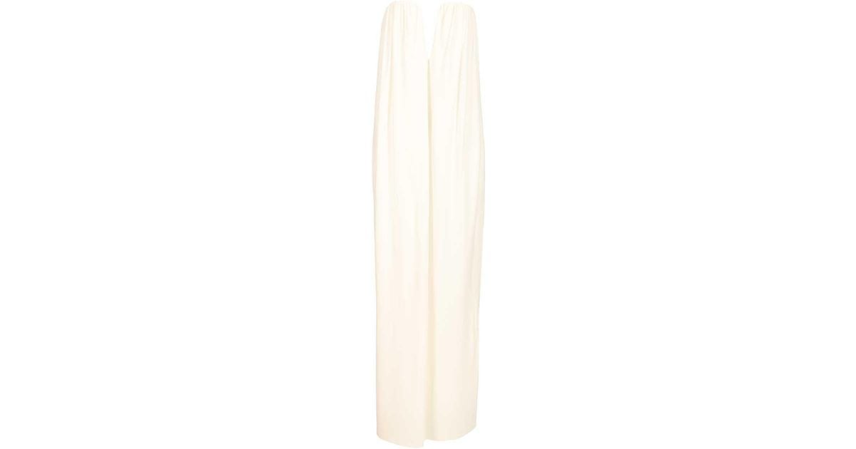 Stella McCartney Pleated Dress Dresses in White | Lyst UK