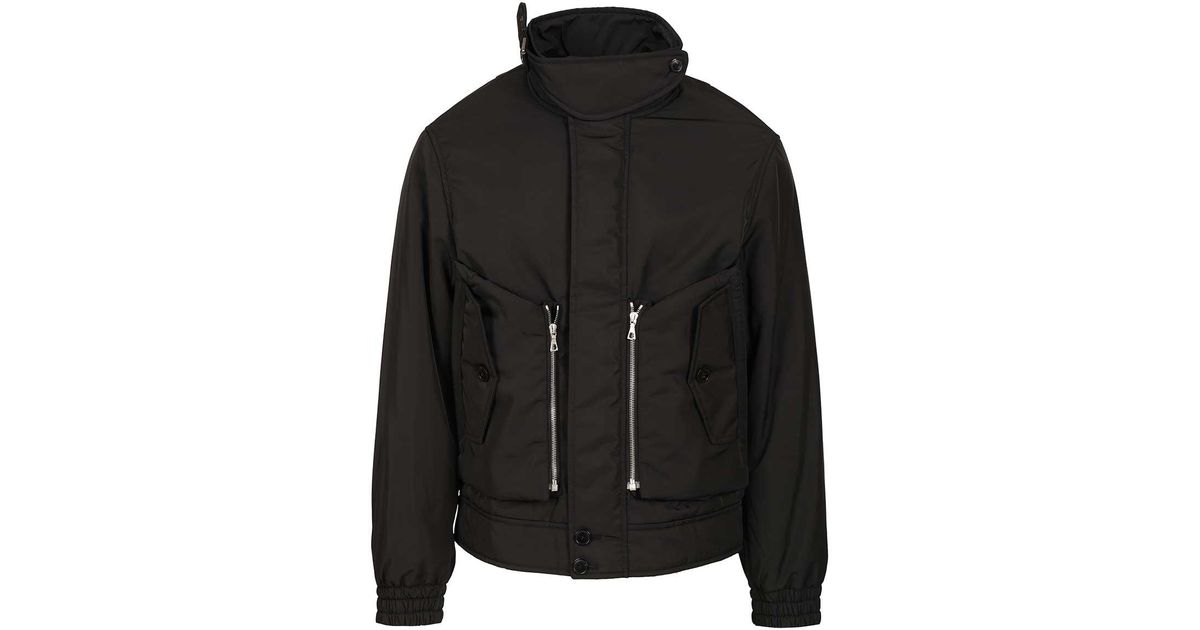 Dries Van Noten Venice Dark Cotton Jacket in Black for Men | Lyst UK