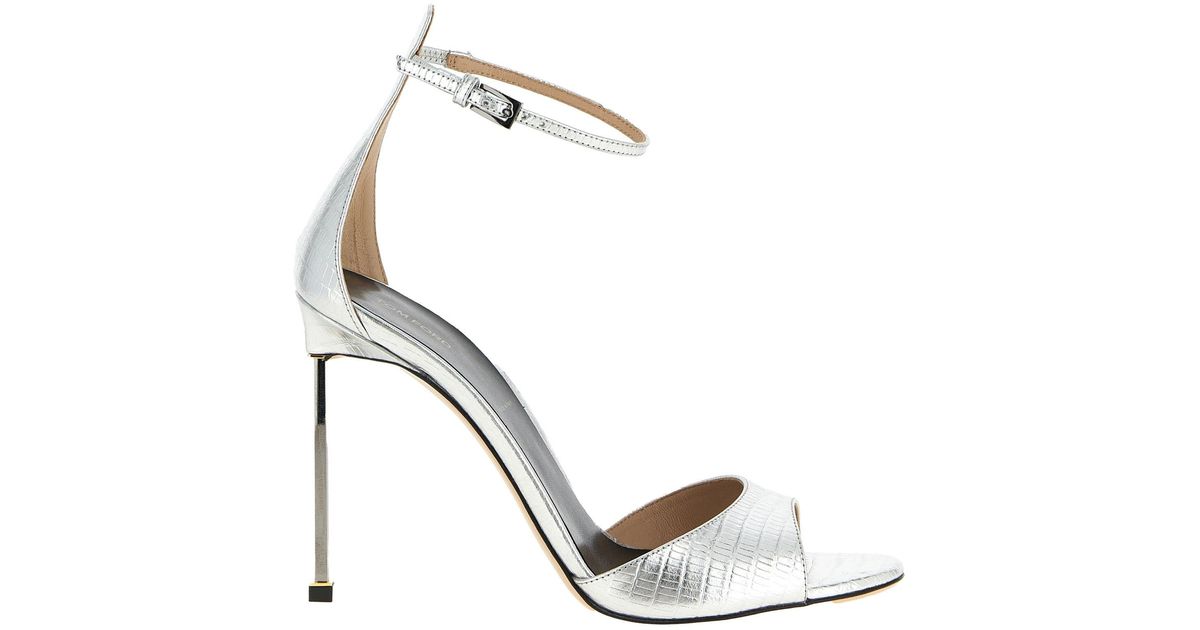 Tom Ford Tejus Sandals in Metallic | Lyst UK