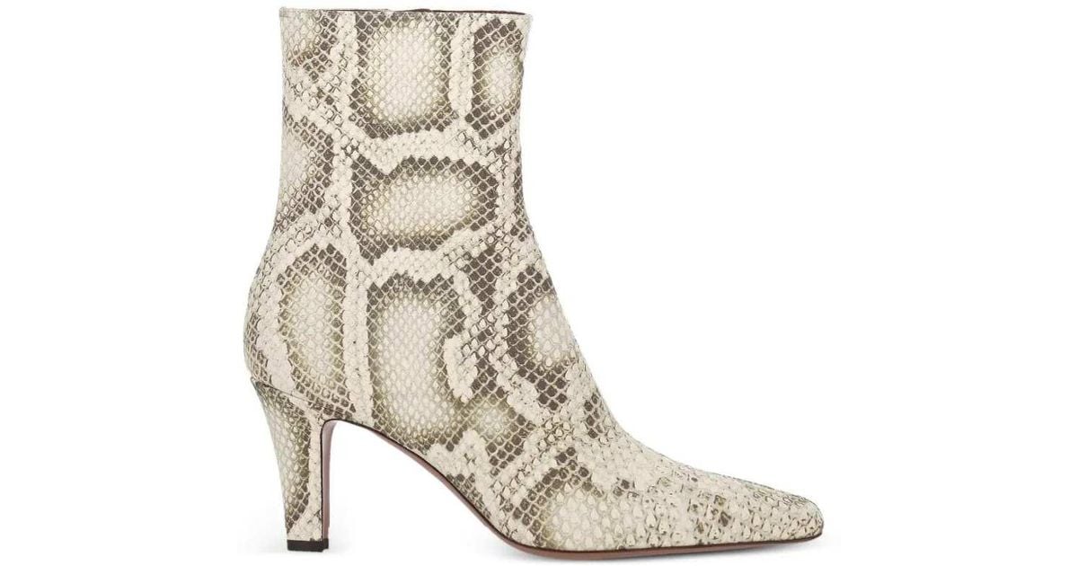 Paris Texas Belle Ankle Boot 75 in White | Lyst UK