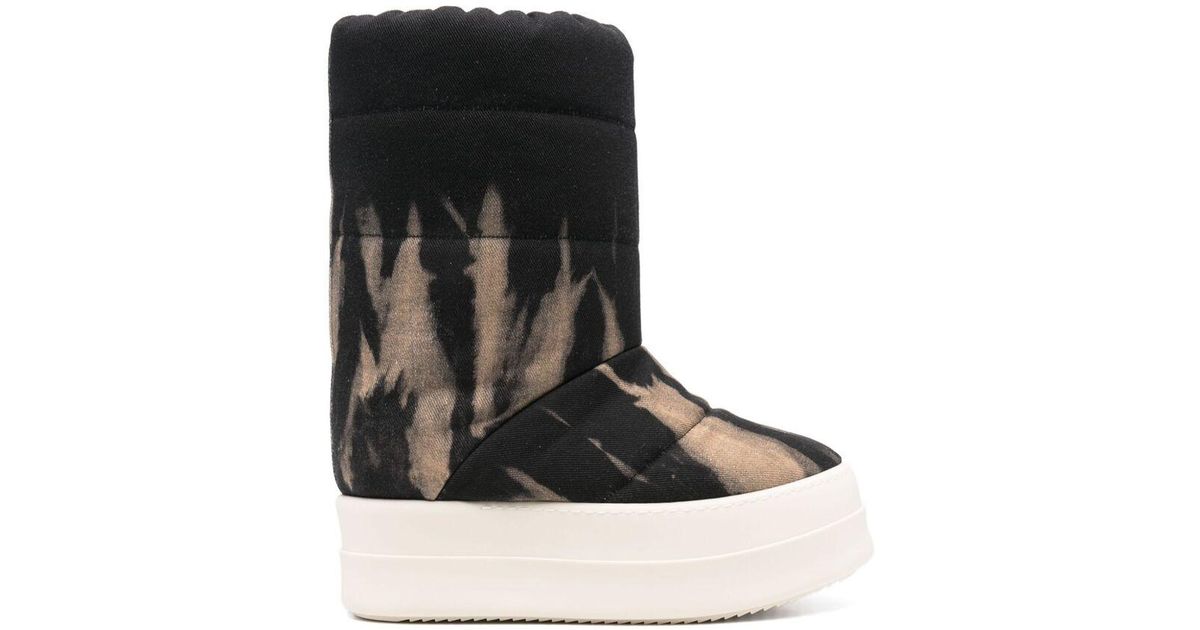 Dark Shadow Rubber Fabric Boots in Black for Men | Lyst