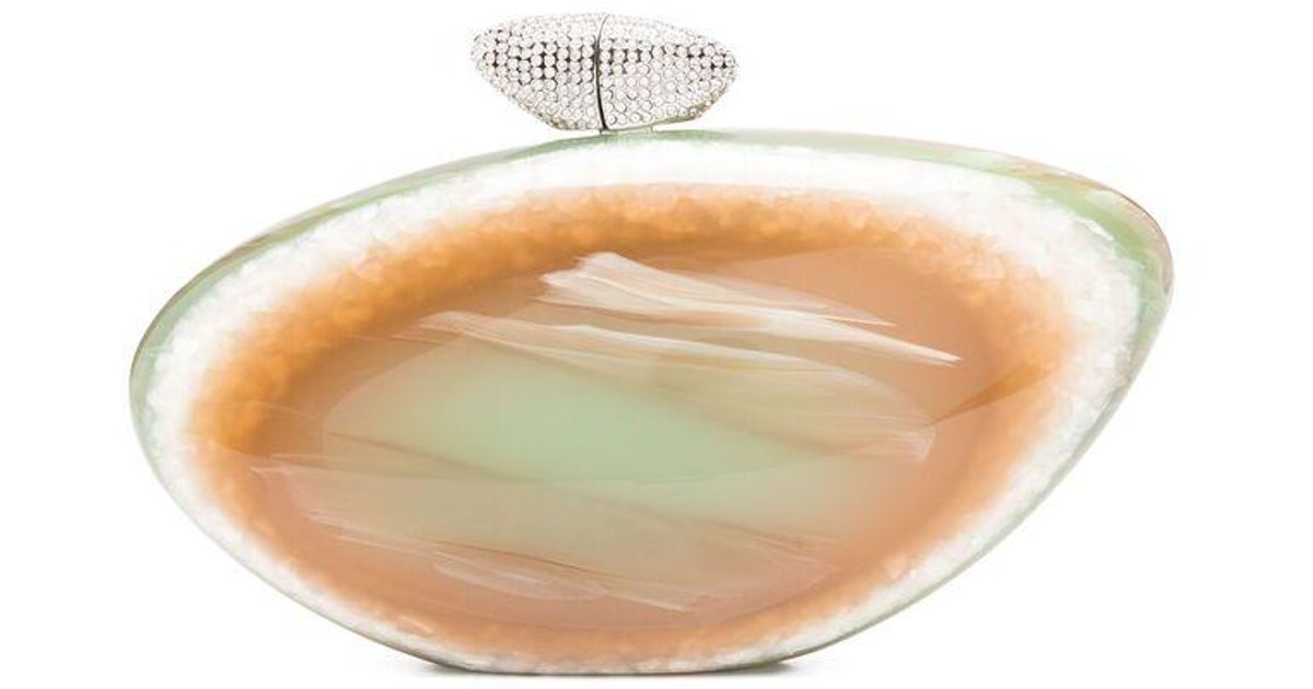 Benedetta Bruzziches Neutral Clutch Bags in Natural | Lyst