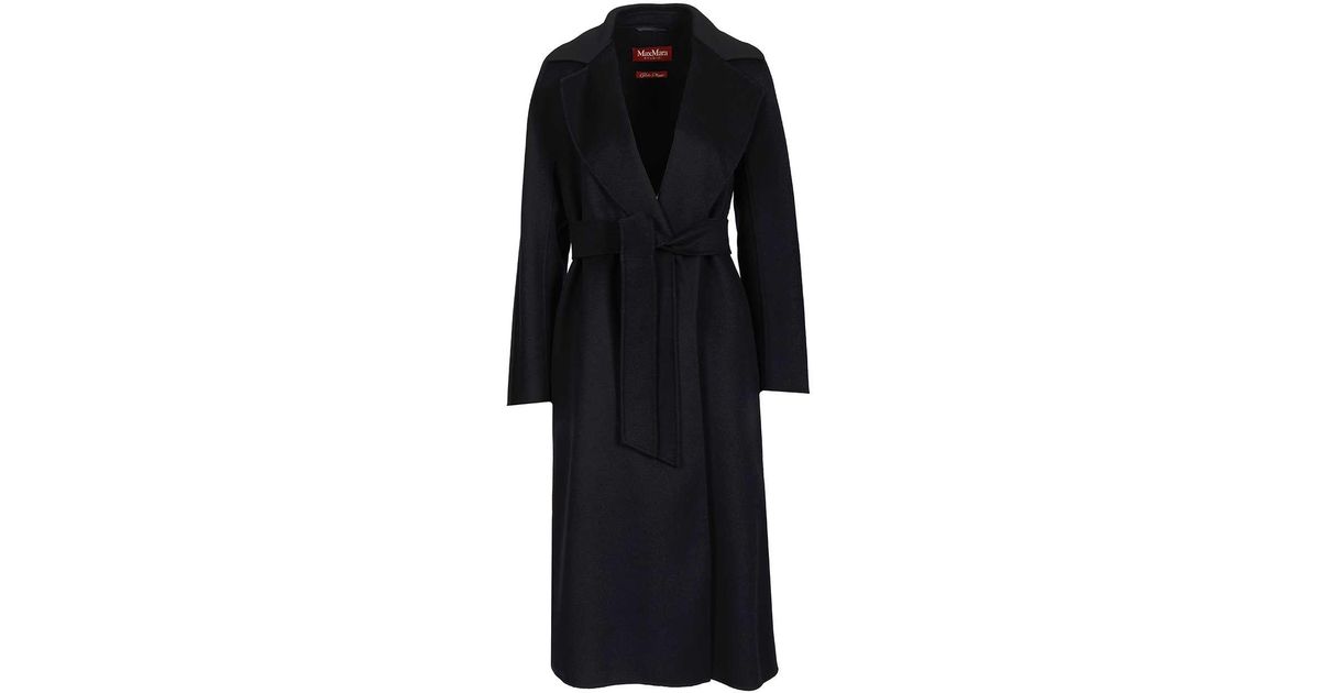 Max Mara Dressing Gown Coat Coats in Black | Lyst UK