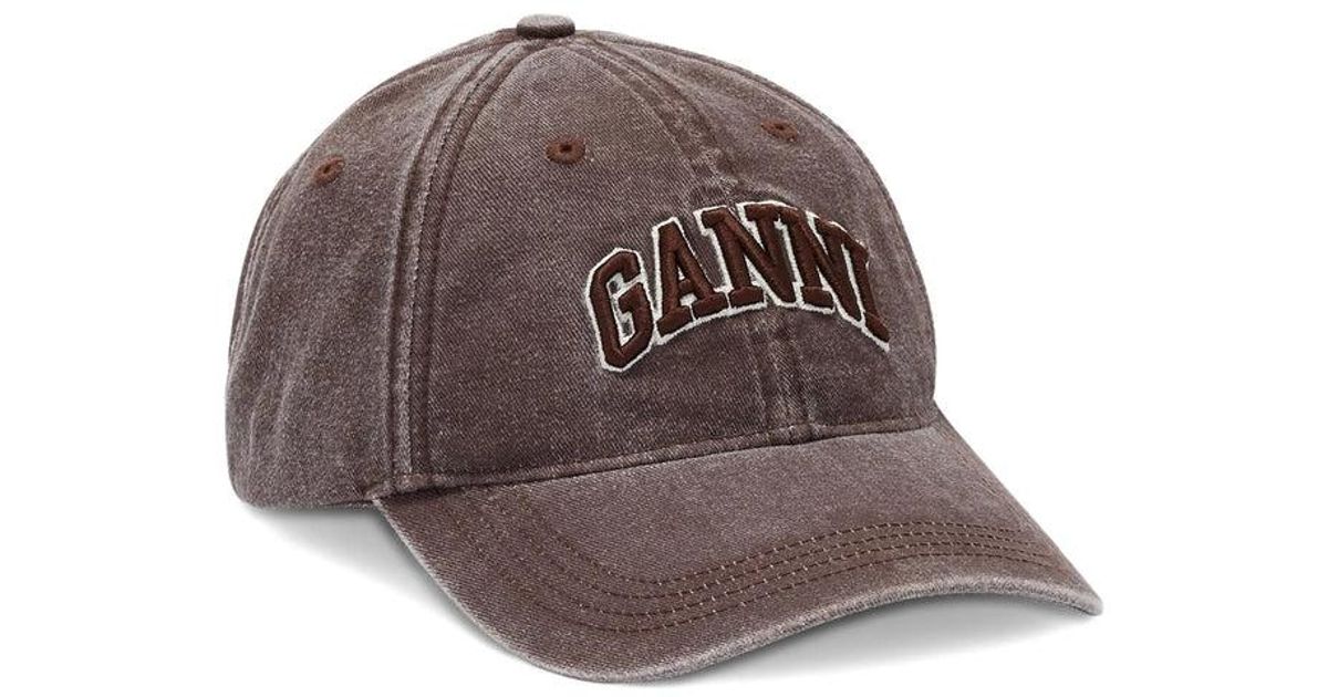 Ganni Caps Brown | Lyst UK