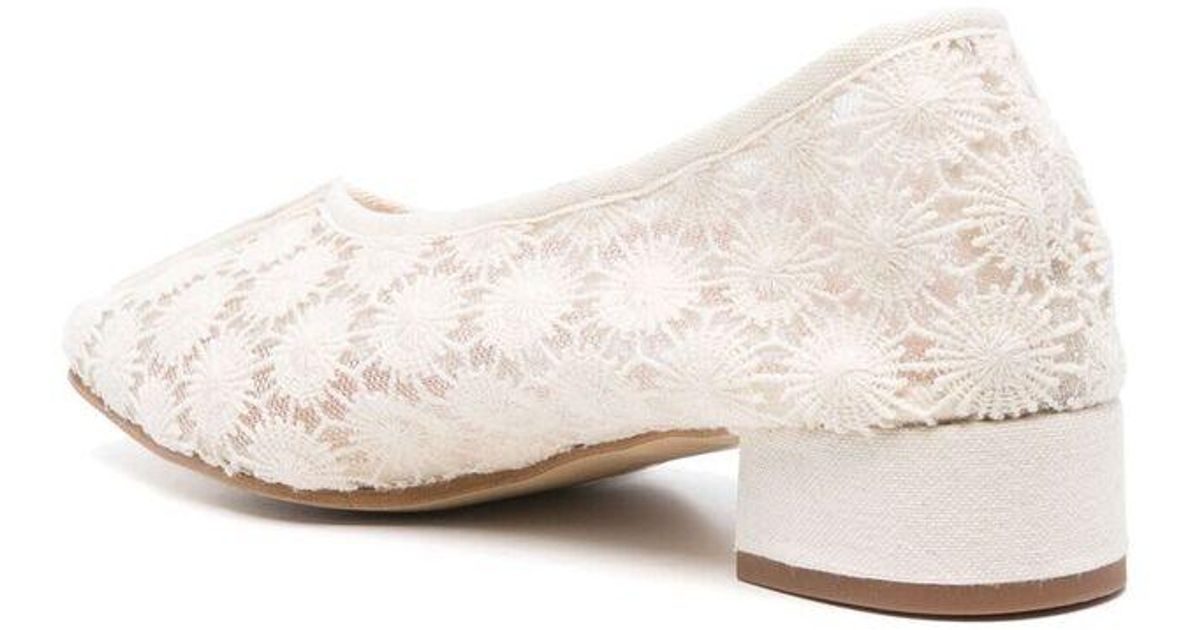 About Arianne Neutral Pumps in White | Lyst