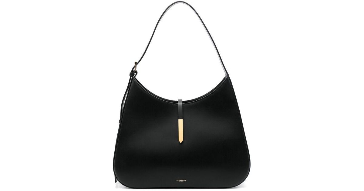DeMellier London Leather Shoulder Bags in Black | Lyst