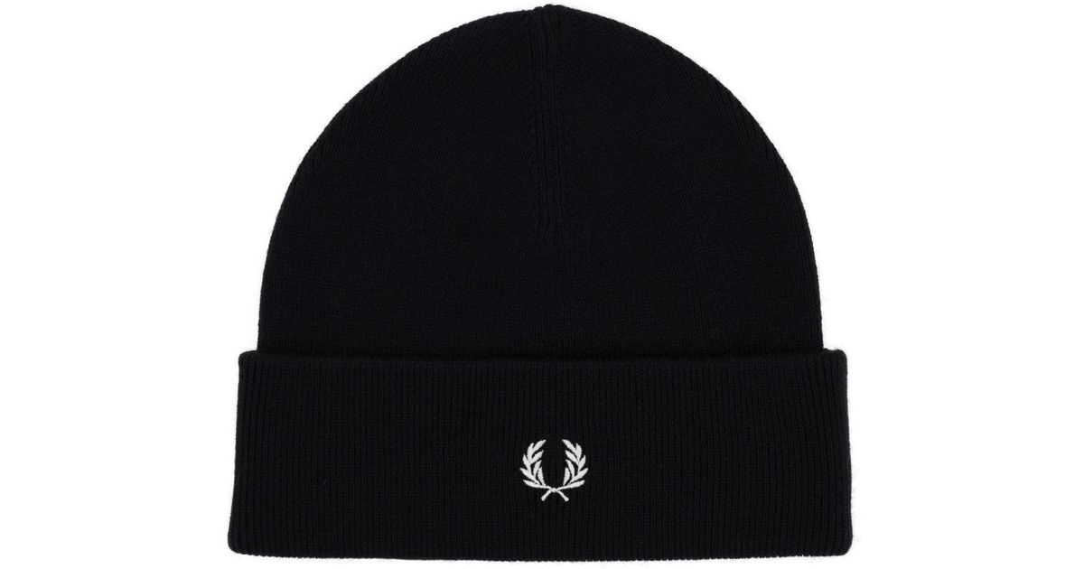 Fred Perry Cap With Logo in Black for Men | Lyst UK