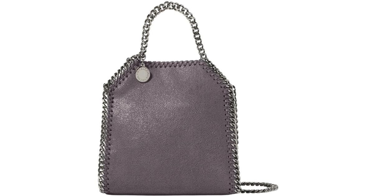 Stella McCartney Falabella Mini Tote Bag in Purple | Lyst UK