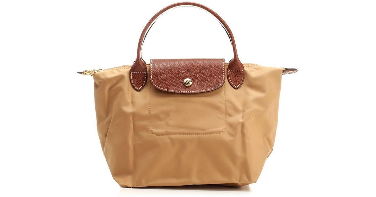 Longchamp Le Pliage Original S Handbags in Brown | Lyst