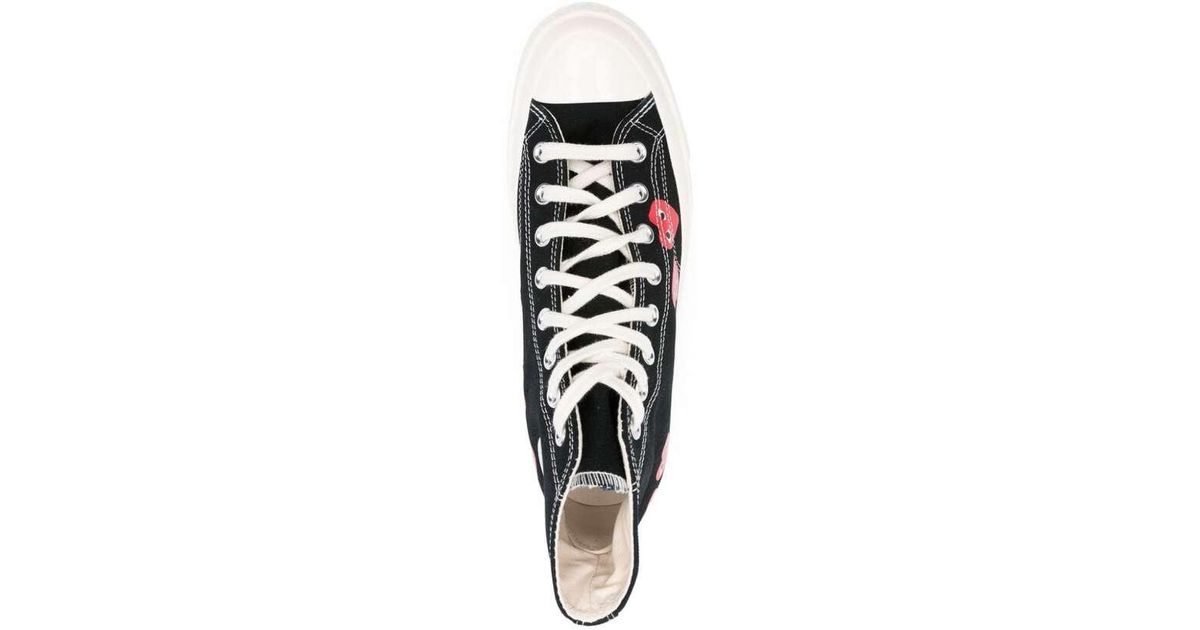 comme des garcon play x converse Sneakers in Black for Men | Lyst
