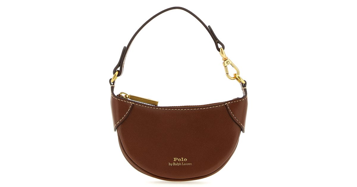 Polo Ralph Lauren 'Polo Id' Card Holder in Brown | Lyst UK