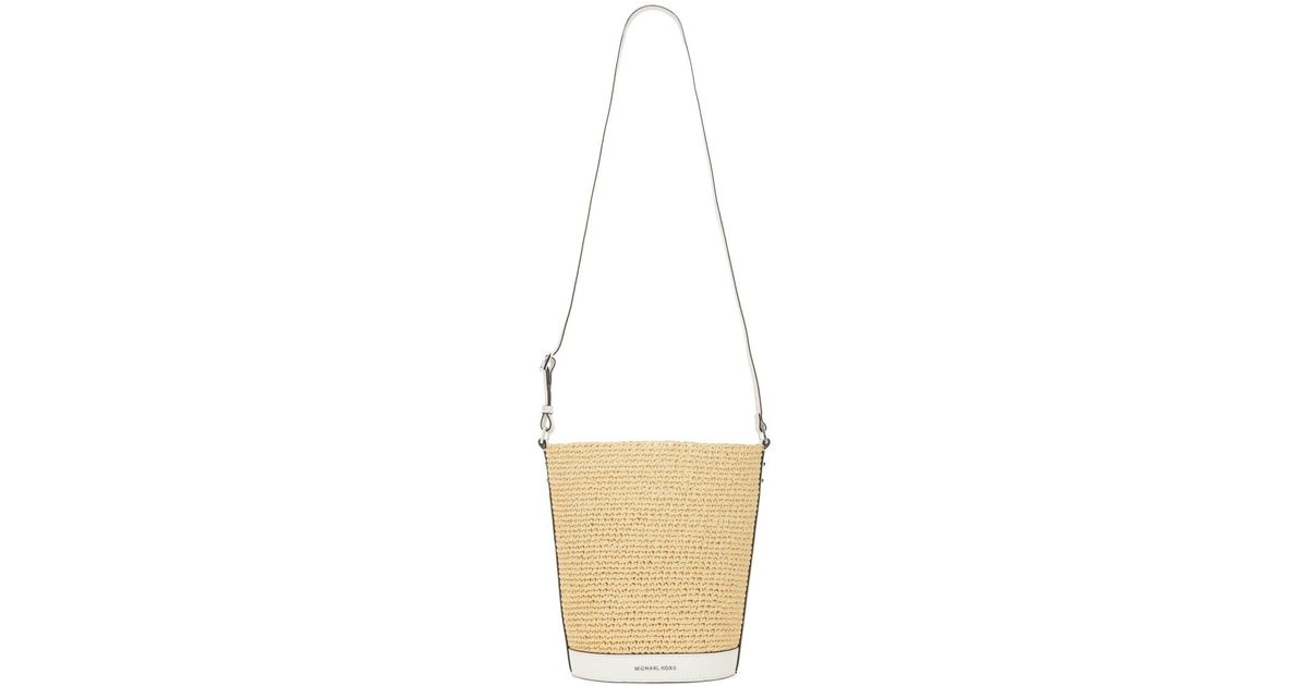 MICHAEL Michael Kors Townsend Shoulder Bag in White | Lyst UK