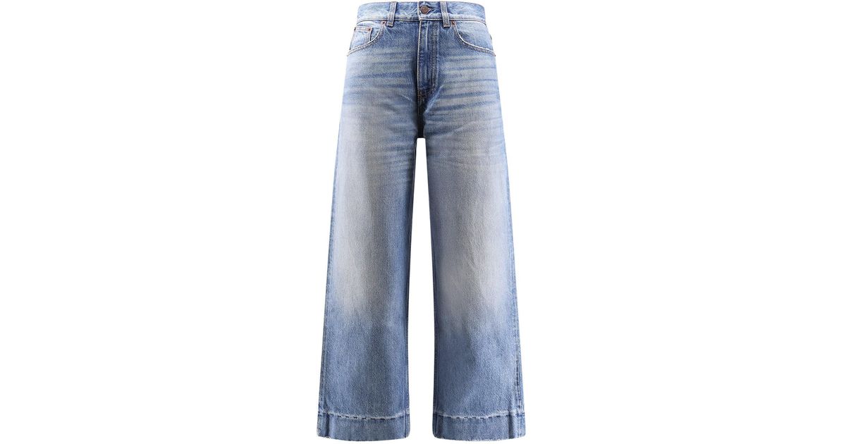 Chloé Stone-Washed Denim Jeans in Blue | Lyst UK