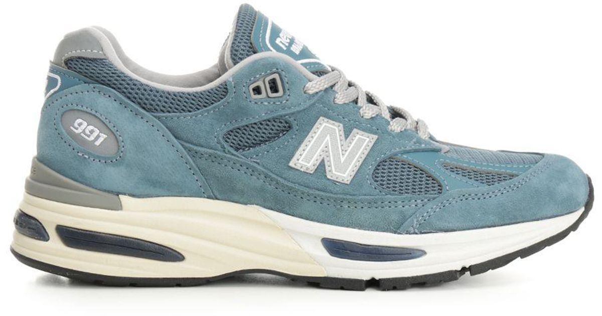 New Balance 991 Sneakers Light Blue | Lyst UK