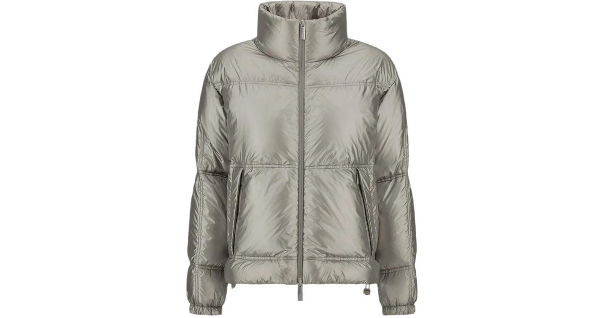 Laminar Metallic Shield Down Jacket With Titanium Coating in Grey | Lyst UK