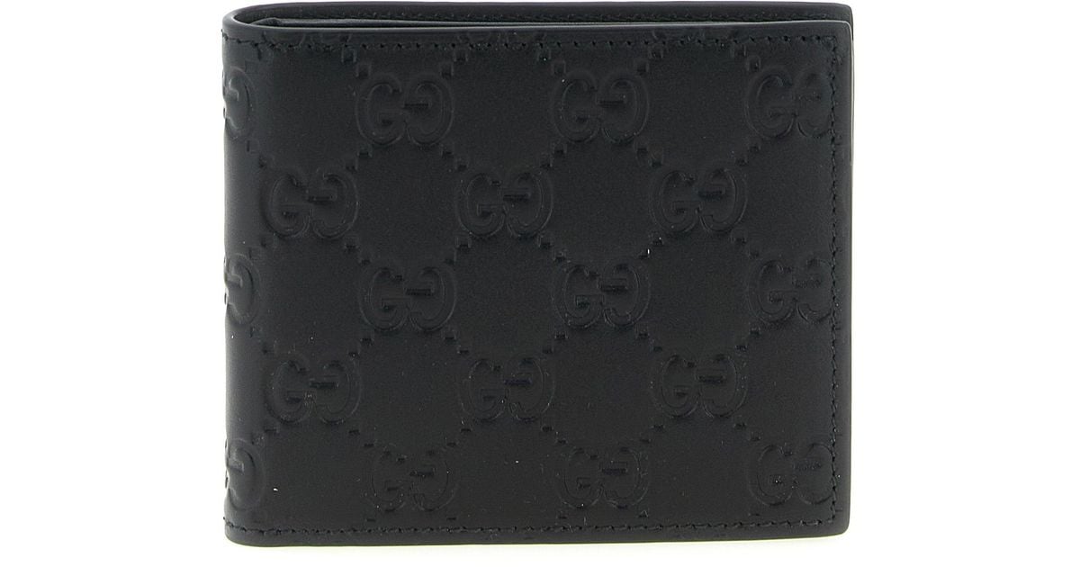 Gucci Gg Emblem Wallets And Card Holders in Black for Men | Lyst UK