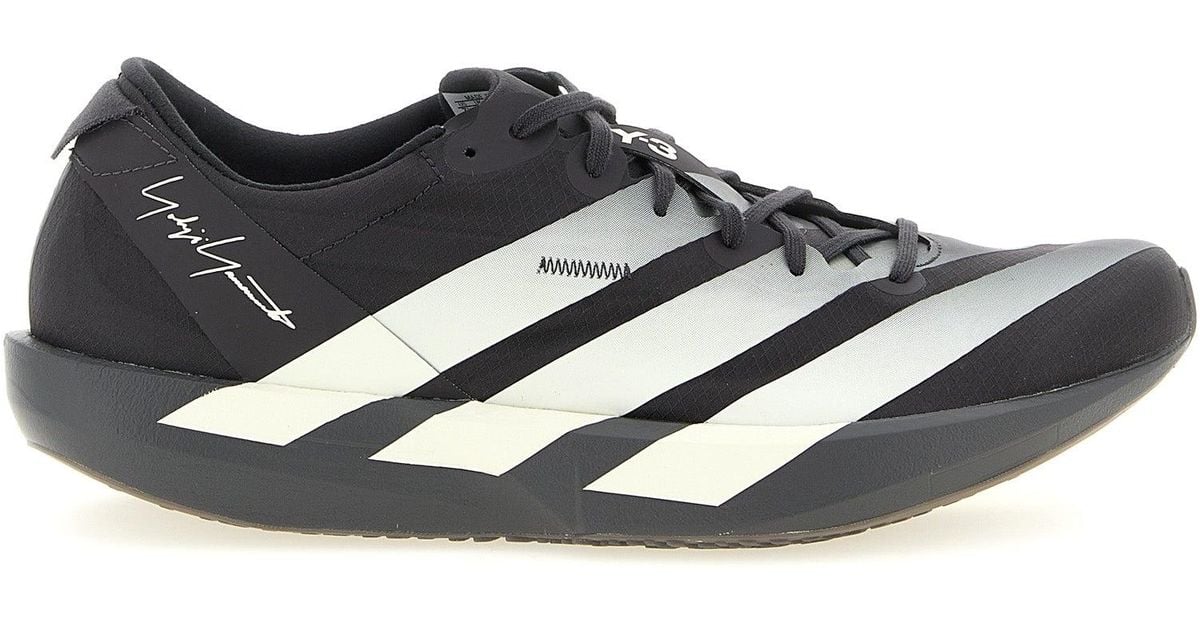 Y-3 Adios 9 Sneakers Black in White for Men | Lyst UK