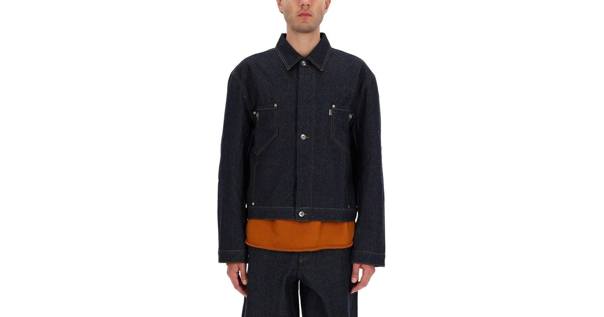 YMC "Loft" Jacket in Blue for Men | Lyst UK