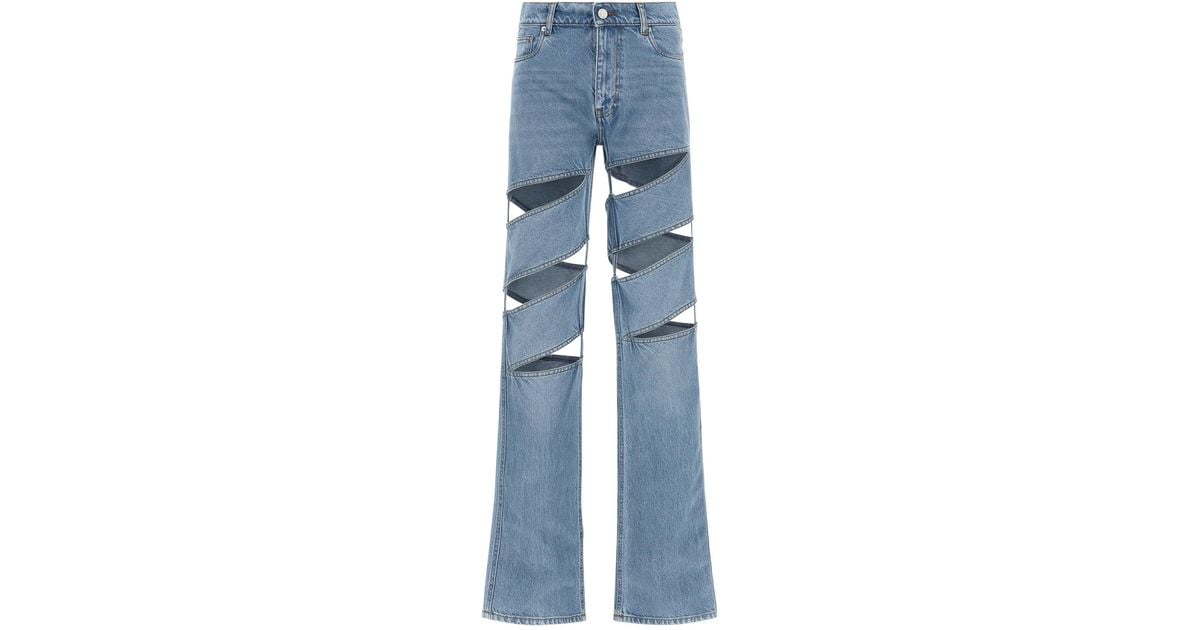 Coperni Spiral Jeans Light Blue | Lyst UK