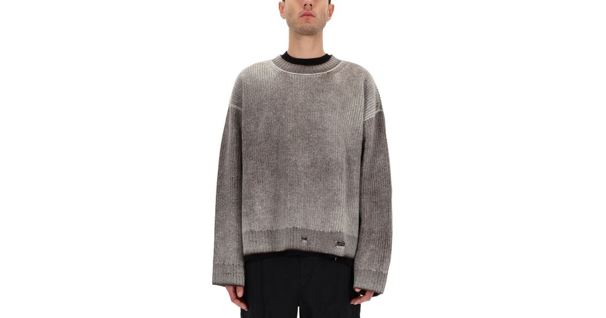 Represent "fade Out" Sweater in Grey for Men | Lyst UK