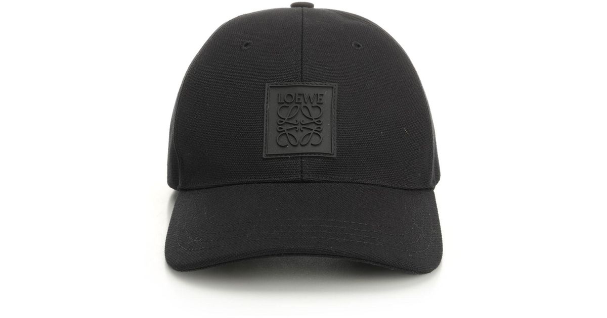 Loewe Patch Cap Hats in Black | Lyst UK