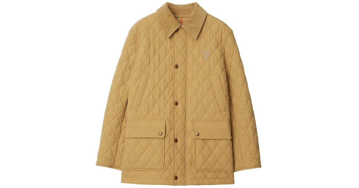 Burberry Neutral Jackets in Natural | Lyst
