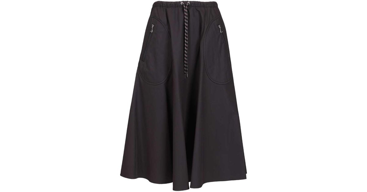 Moncler Skirt Skirts in Black | Lyst