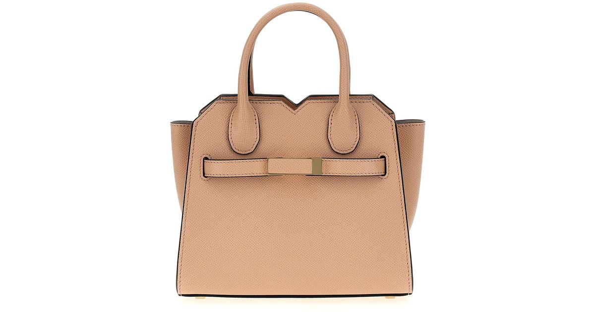 Valextra Milano Hand Bags in Natural | Lyst