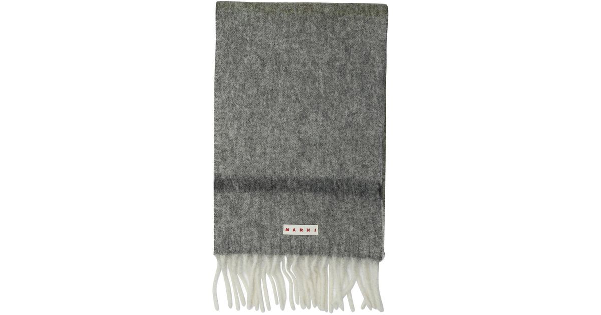 Marni Scarves Grey in Grey | Lyst UK