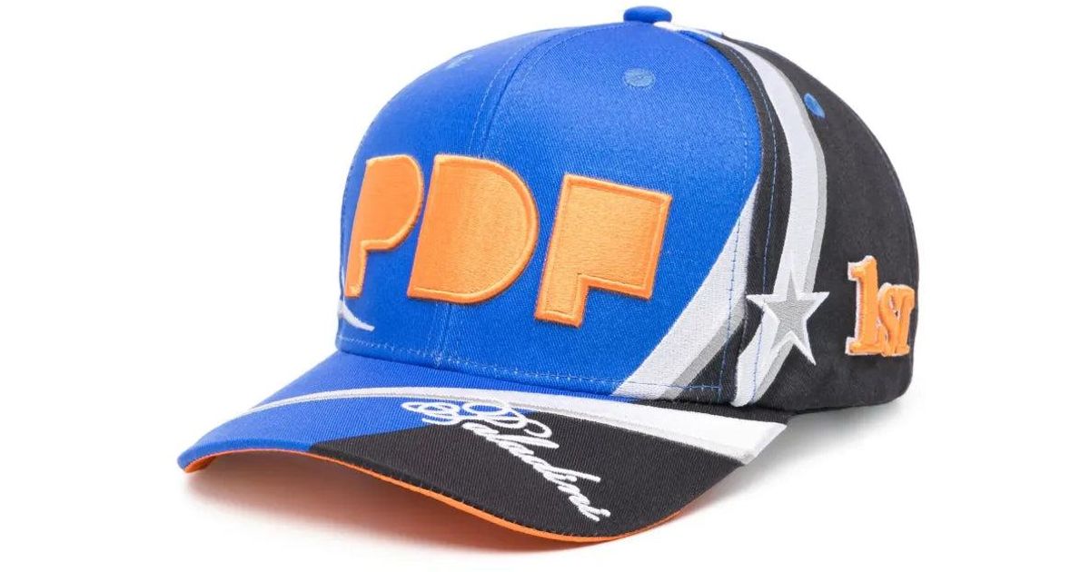 PDF Logo Hat in Blue for Men | Lyst
