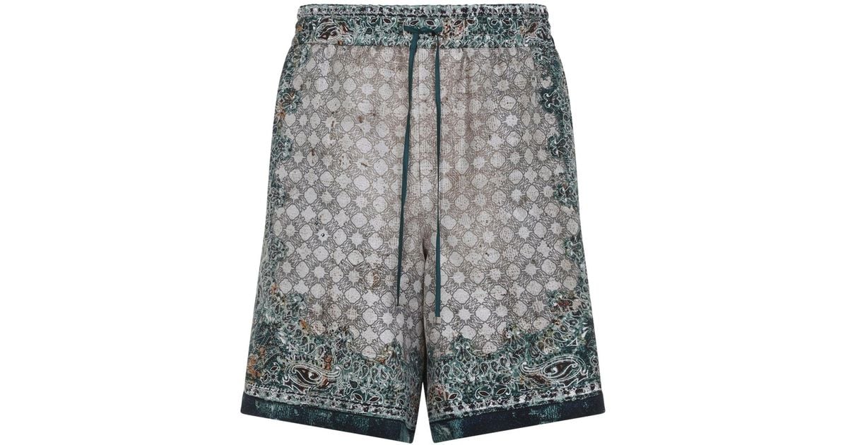 Amiri Bermuda in Grey for Men | Lyst UK