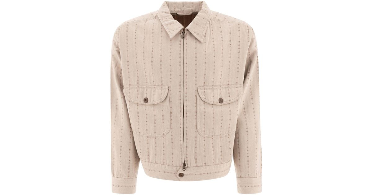 Human Made Herringbone Jackets in Natural for Men | Lyst