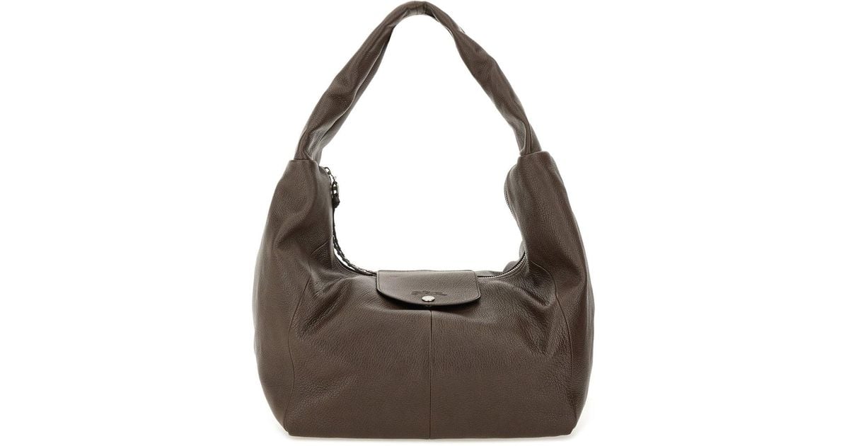 Longchamp "hobo L Le Pliage Xtra" Bag in Brown | Lyst UK