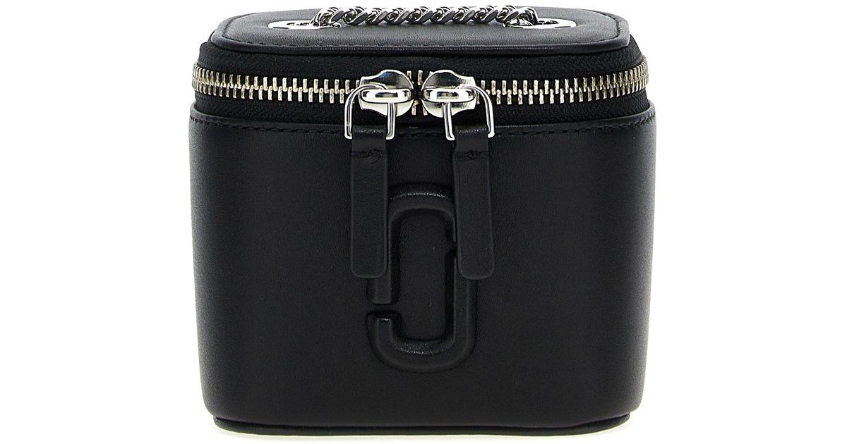 Marc Jacobs 'The Mini Vanity' Crossbody Bag in Black | Lyst UK