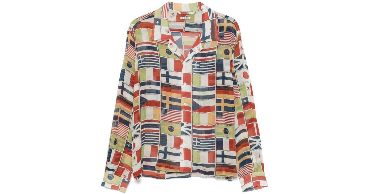 Bode Silk Shirts for Men | Lyst