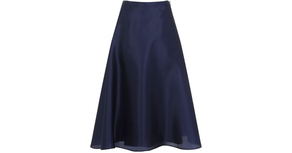 Alberta Ferretti Midi Skirts in Blue | Lyst UK