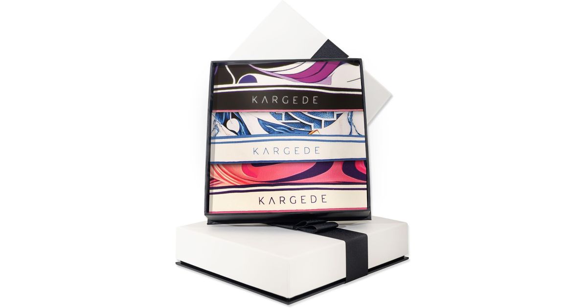 Kargede Luxury Scarf Gifting Set in Red | Lyst UK