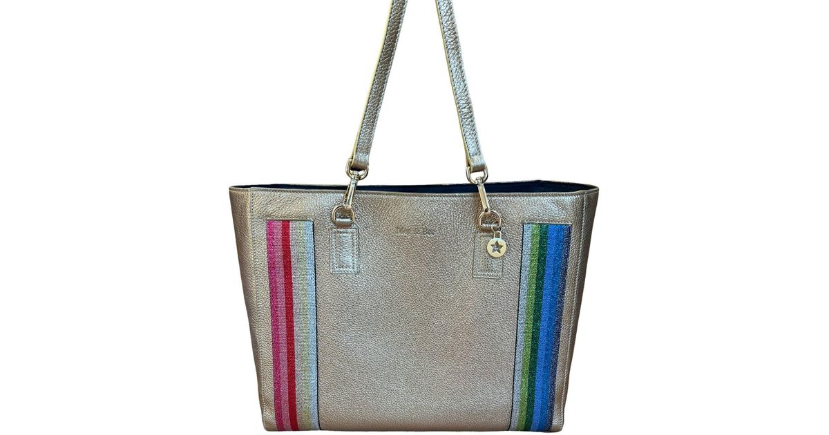 Meg & Bee Disco Slouchy Tote Bag in Blue | Lyst