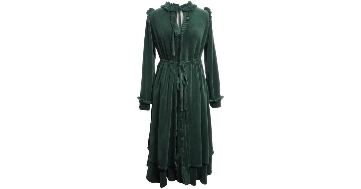 Solai Forest Nymph Dress in Green | Lyst