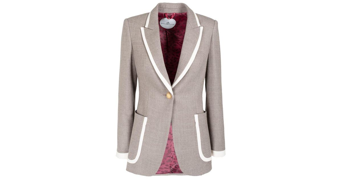 The Extreme Collection Structured Cotton-Blend Single-Button Blazer in ...