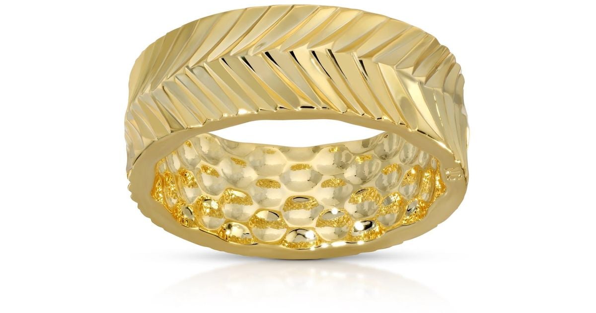 Native Gem Sunray Ring in Metallic | Lyst UK