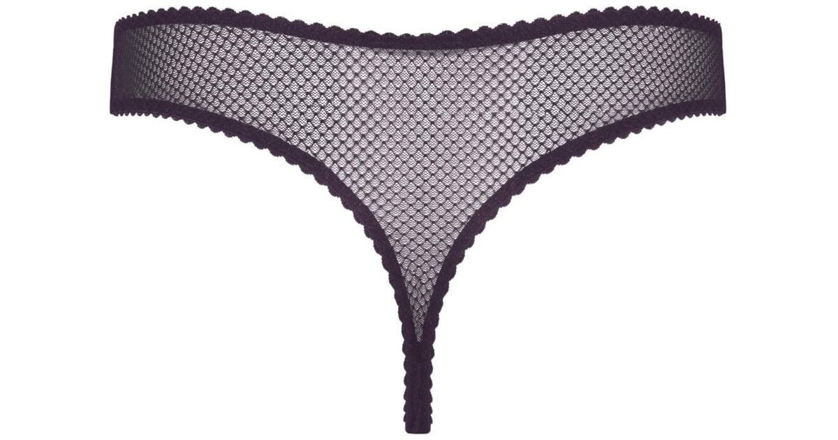 Daily Underwear String Panties Plum in Purple | Lyst UK