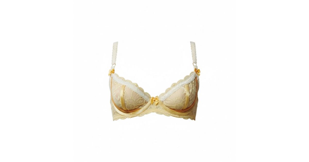 The Coolgirl Nyc Sunshine Bra in Natural | Lyst