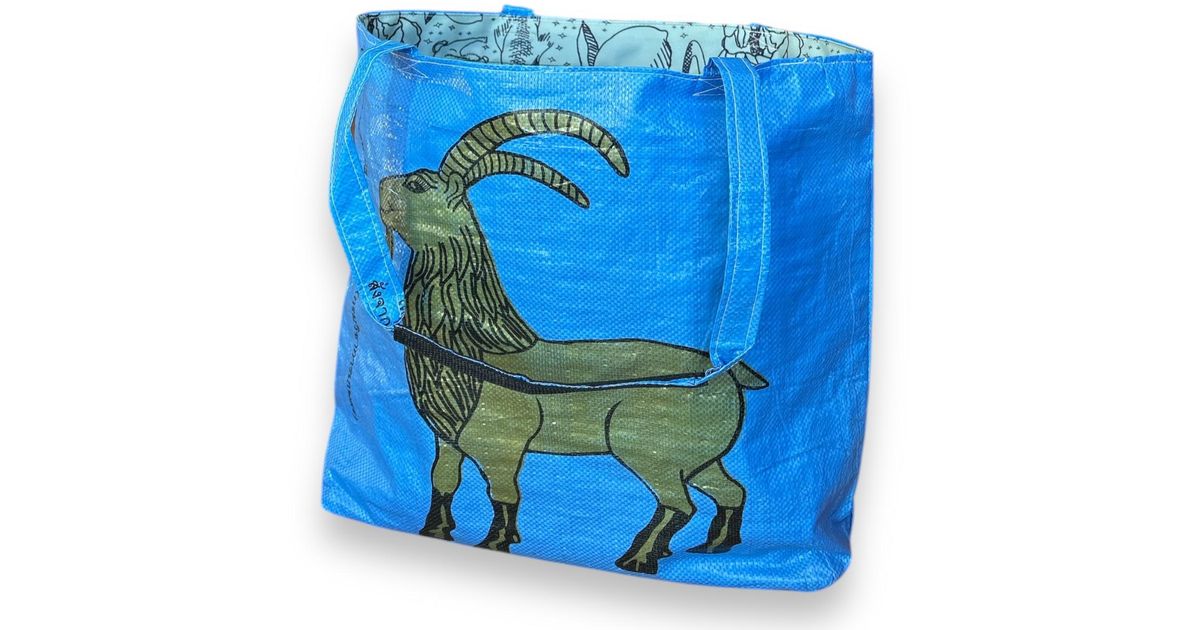 Torrain Recycled Bags Goat Valley Tote in Blue | Lyst
