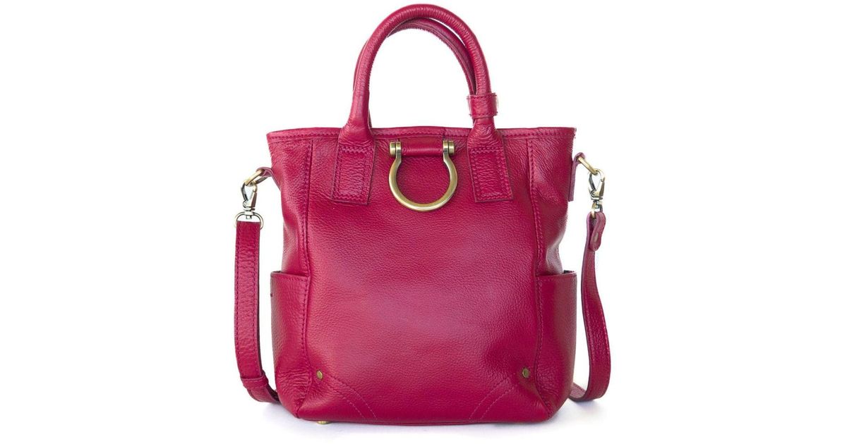 Sapahn Chloe Mini Convertible Backpack & Crossbody in Pink | Lyst