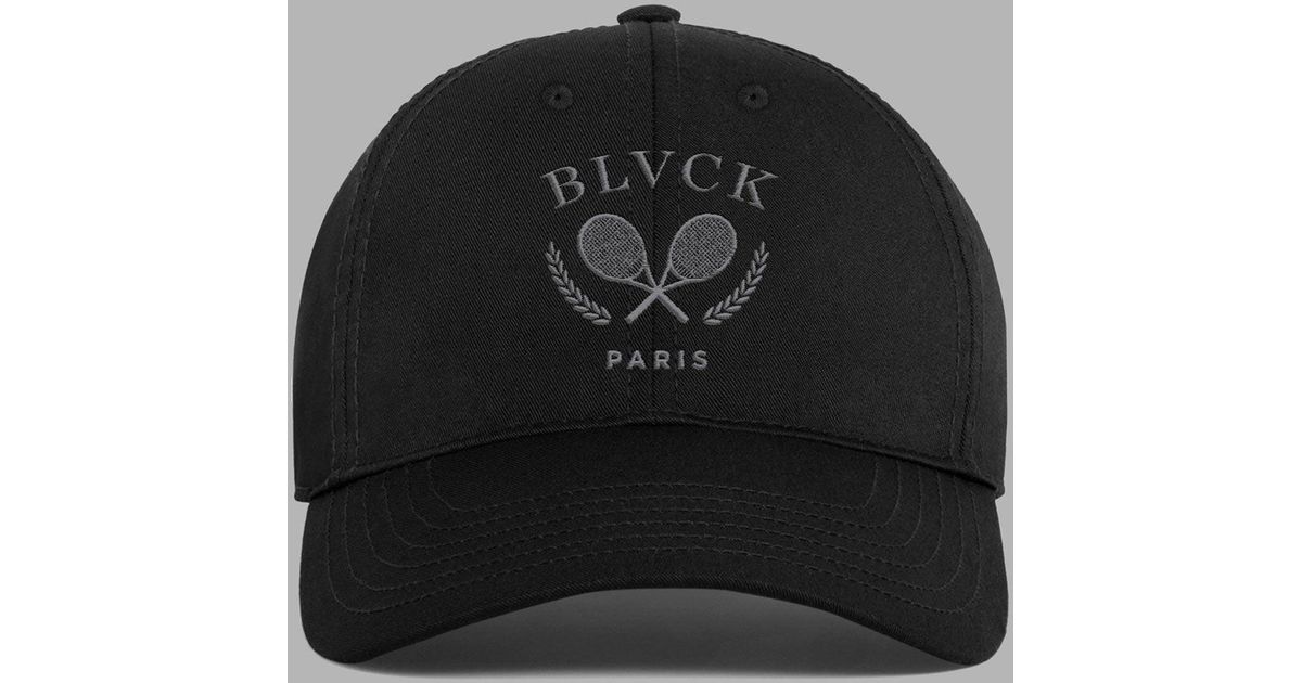 Blvck Paris Blvck Tennis Cap in Black for Men | Lyst