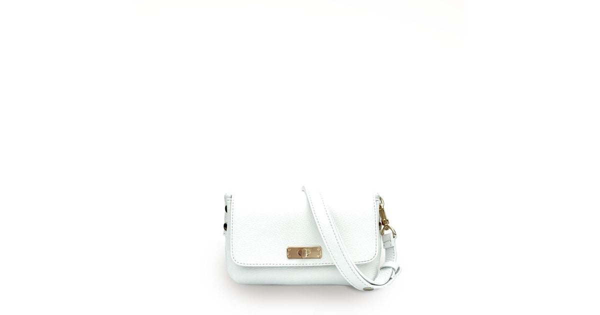 Apatchy London The Maisie Leather Bag in White | Lyst