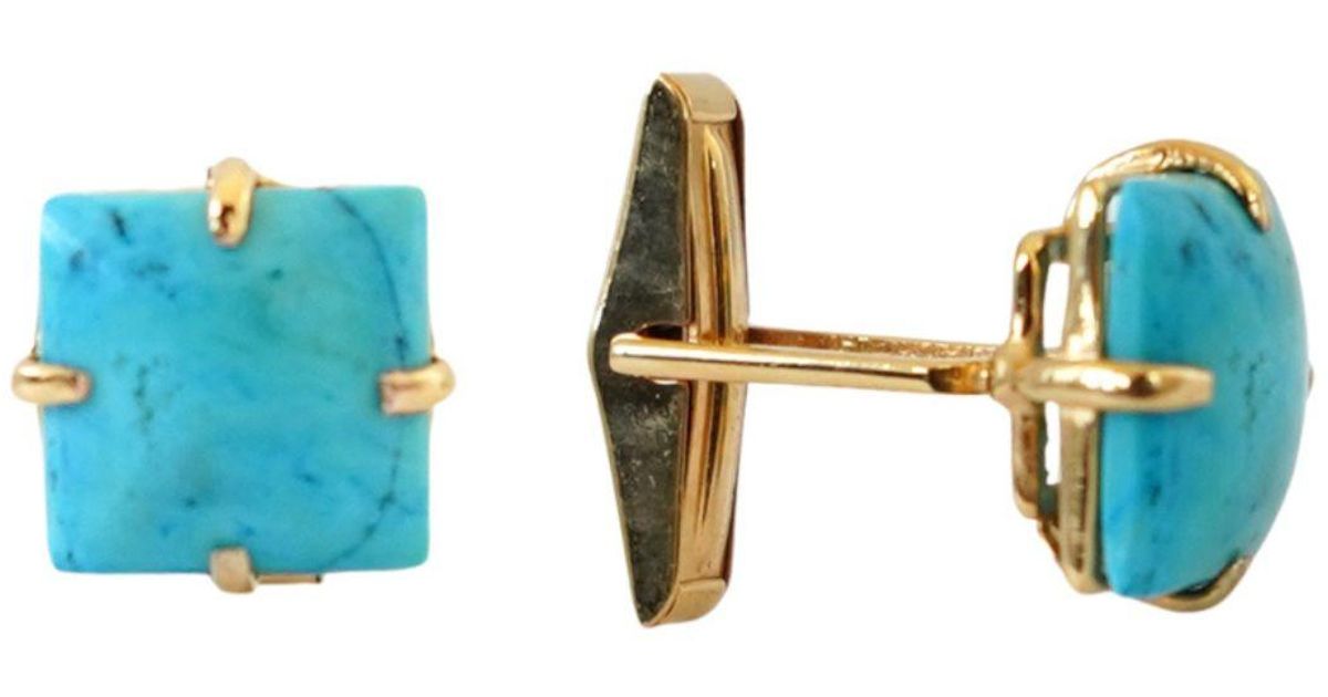 Bounkit David Cufflinks in Blue for Men | Lyst