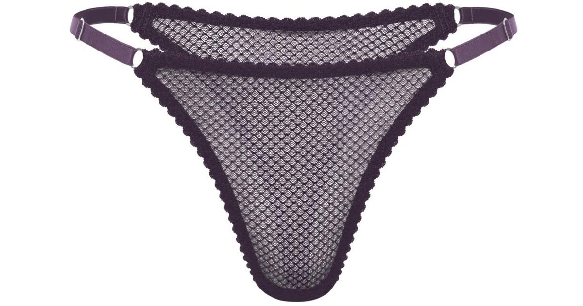 Daily Underwear Adjustable String Panties Plum in Purple | Lyst UK
