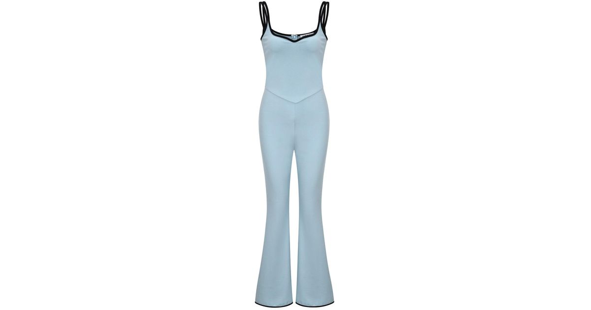 Amy Lynn Olivia Jumpsuit in Blue | Lyst